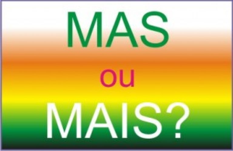 MAS ou MAIS, qual o certo? Saiba agora.