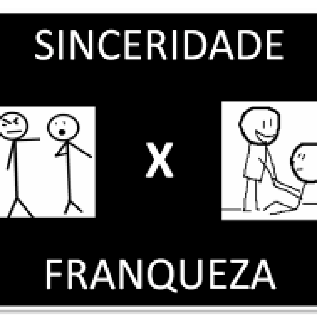Diferença entre sinceridade e franqueza